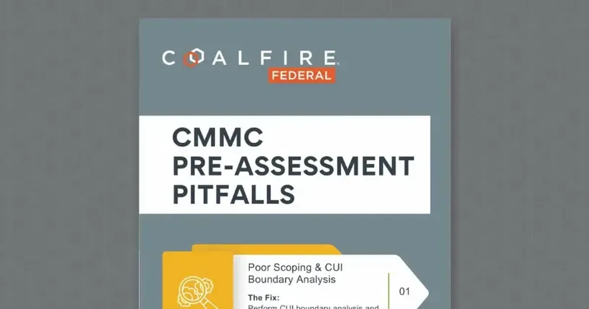 CMMC Pre-Assessment Pitfalls | Coalfire Federal